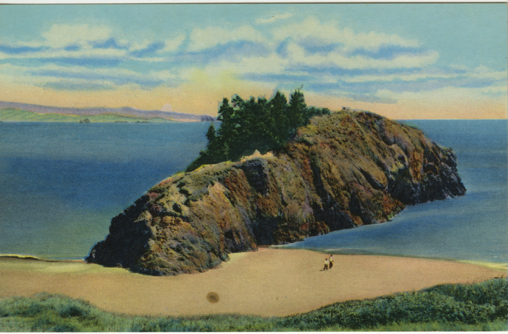 Battle Rock Postcards – Port Orford Historical Photos