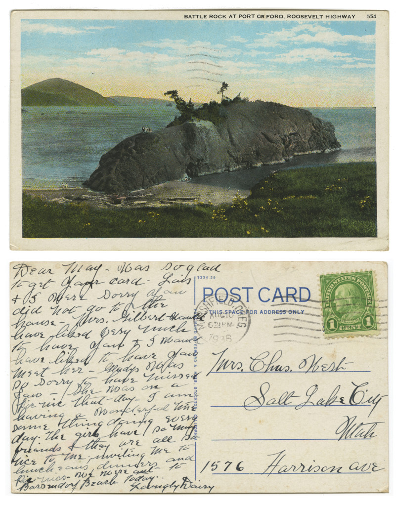 Battle Rock – Port Orford Historical Photos