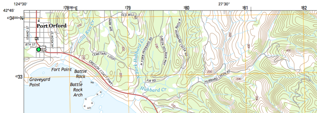 Maps – Port Orford Historical Photos